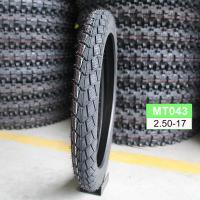 China Tubeless Motorcycle Tire 250x17 6PR 8PR with 45% Natural Rubber Content for sale