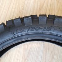 China Motorcycle Tyre 110/90-18 8PR for Venezuela Market Black Natural Rubber 35-55% Durable for sale