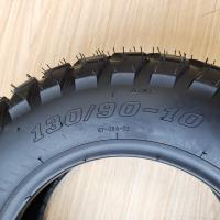 China 130/90-10 Motorcycle Tire 6PR 8PR Natural Rubber Black for Scooter Moped for sale