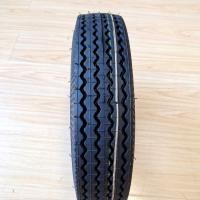 China 4.00-8 Black Motorcycle Tire for Bajaj Three Wheeler Natural Rubber Steel Nylon 6PR for sale