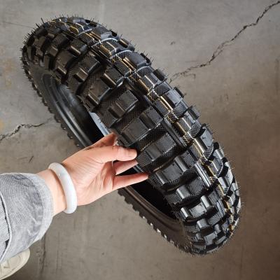 China Black 4.60-17 Motorcycle Tyre Natural Rubber Tubeless 6PR 8PR for sale