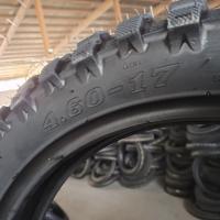 China Black 4.60-17 Motorcycle Tyre Natural Rubber Tubeless 6PR 8PR for sale