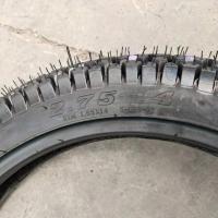 China 2.75-14 Motorcycle Tire Casing 35%-55% Natural Rubber 6PR/8PR Ply Rating for sale