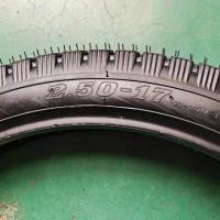 China 2.50 17 Motorcycle Tire 10.5 Tensile Strength 20000 KM Work Life Durable Natural Rubber for sale