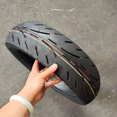 China Motorcycle Tires 110/80-14 Deep Design 5000 pcs per Day High Rubber Content for sale