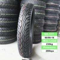 China Tubeless Motorcycle Tire 110/90-16 90/90-18 6PR 8PR High Load Capacity 335kg for sale