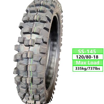 China 120/80-18 Motorcycle Tire 6PR TL 6.5KG 45% Natural Rubber for Durable Riding for sale