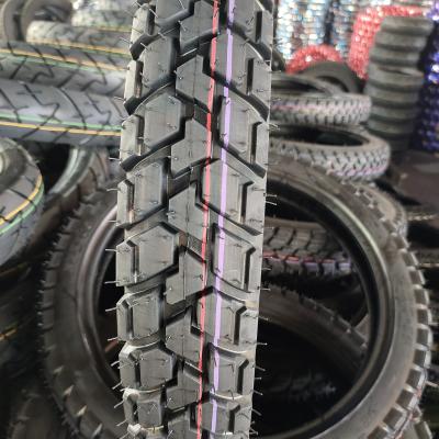 China Motorcycle Tyre 110/90-17 TL Tubeless 6PR 8PR Natural Rubber for Africa for sale