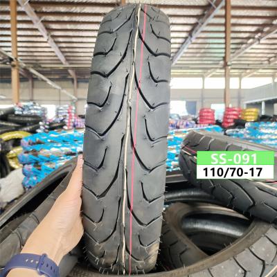 China 110/70-17 Motorcycle Tire 110/70/17 6PR 8PR Tubeless Casing for South America for sale