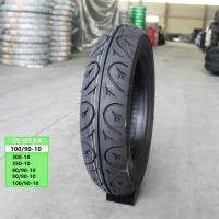 China Tubeless Scooter Tyre 90/90-10 100/90-10 110/90-10 Load Capacity 224kg for sale