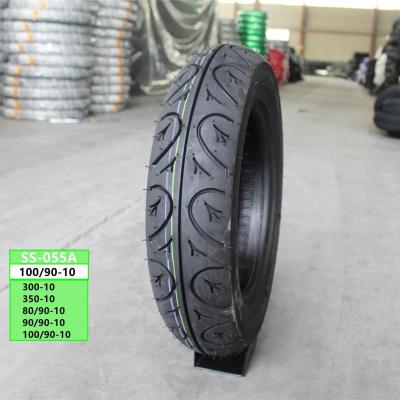 China Tubeless Scooter Tyre 90/90-10 100/90-10 110/90-10 Load Capacity 224kg for sale