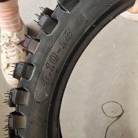 China Motorcycle Tyre 4.10-18 20000 km Work Life High Rubber Content 35% 40% 45% for sale
