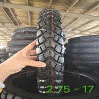 China Motorcycle Tire 2.75-17 6PR 8PR Natural Rubber Long Life 20000 KM for sale