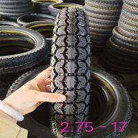 China Motorcycle Tire 2.75-17 6PR 8PR Natural Rubber Long Life 20000 KM for sale