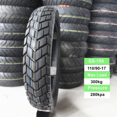 China 110/90-16 110/90-17 Motorcycle Tyre Tube Tubeless 35-45% Rubber Content for sale