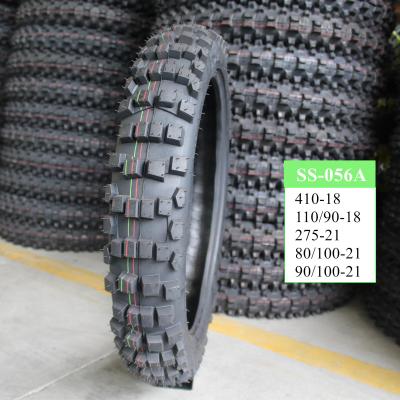 China Off Road Motorcycle Tire 4.10-18 110/90-18 80/100-21 2.75-21 35% Rubber Content for Asian Market for sale