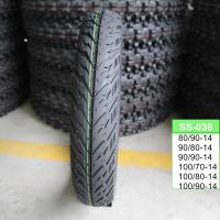 China 14 Inch Tubeless Scooter Tyre 80/90-14 90/90-14 100/80-14 High Rubber Content for sale