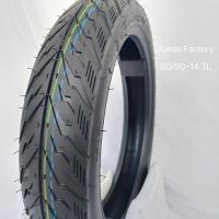 China 14 Inch Tubeless Scooter Tyre 80/90-14 90/90-14 100/80-14 High Rubber Content for sale