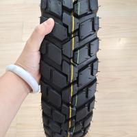 China Motorcycle Tyre 110/90-17 TL 6PR Natural Rubber Long Work Life for Export for sale