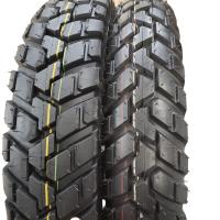 China Motorcycle Tyre 100/90-17 TT/TL 6PR 8PR Natural Rubber 20000km Work Life for sale