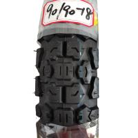 China 90/90-18 Motorcycle Tyre 6PR 8PR Natural Rubber 35-55 Percent TT TL Black for sale