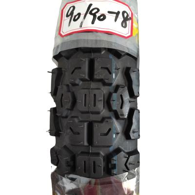 China 90/90-18 Motorcycle Tyre 6PR 8PR Natural Rubber 35-55 Percent TT TL Black for sale
