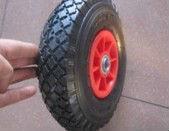 China Black Pneumatic Garden Cart Wheels 3.50-8 4.00-8 for Smooth Movement for sale
