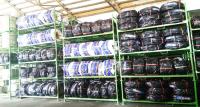 China Nylon Motorcycle Tires 35% 45% Rubber Content with Natural Rubber Inner Tube for Country Markets for sale