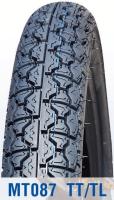 China 3.00-17 Motorcycle Tyre with Natural Tube 35-45% Rubber Content for Nigeria Market for sale