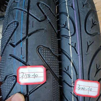 China Motorcycle Tire 3.00-10 3.50-10 10 Inch 35% 40% 45% Rubber Content for Scooter for sale