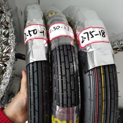 China 2.50-17 2.75-18 Motorcycle Tires 6PR 8PR Natural Rubber Long Life 20000 km for sale