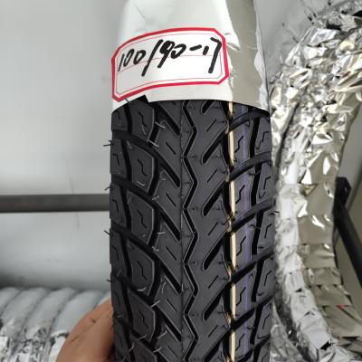 China 100/90-17 Motorcycle Tyre and Tube 6PR 8PR Natural Rubber for African Market for sale