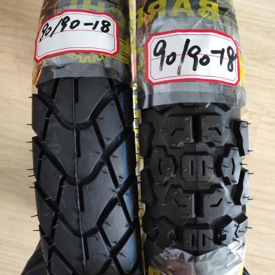 China Natural Rubber Motorcycle Tyre 90/90-18 6PR 20000 km Long Life Delivery 25 Days for sale