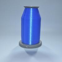 China 120D 0.12mm Polyamide Yarn Blue Color Invisible Embroidery Thread for sale