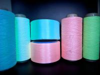China Heat Resistant Luminous Yarn Glow Yarn Knitting 30 Minutes Charge for sale