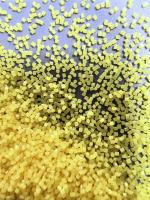 China Orange Plastic Blasting Media 0.5mm  Round Polyamide Polishing Sands for sale