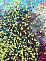 China 0.5*0.5mm Cylindrical Plastic Bead Blasting  Polyamide Nylon for sale