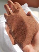 China 80 Mesh Water Jet Cutting Abrasive Sand Garnet Sand Nylon Sand for sale