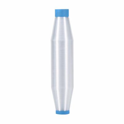 China 0.10mm 80D Polyamide Monofilament Thread Nylon Hook And Loop Yarn Jacquard Warp Mono Yarn for sale