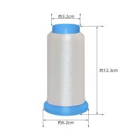 China 0.14mm Invisible Polyamide Monoembroidery Thread red color Mono Yarn for sale
