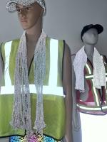 China Safety Protective Thread Reflective Yarn Double Side for sale