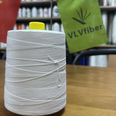 China Natural White Cold Water Soluble Sewing Spun PVA Thread That Dissolves In Cold Water for sale