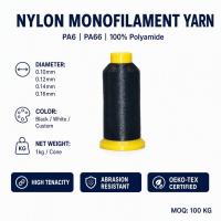 China 60D 80D 100D  0.10MM 0.12MM 0.14MM Monofilament Yarn Nylon Polyester PP  PE for Weaving Webbing Embroidery Factory Wholesale for sale