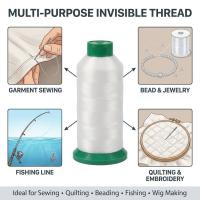 China 60D 80D 100D 0.08MM 0.10MM 0.12MM 0.14MM Y Cone Polyamide  Mono Filament Yarn 100% Nylon Monofilament Yarn Mono Yarn Factory for sale