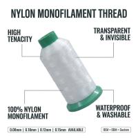 China 0.15MM 0.18MM 0.20MM 0.25MM 0.30MM Nylon Fishing Thread PA6 PA66 Monofilament Yarn Polyamide Mono for sale