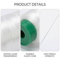 China 0.15MM 0.18MM 0.20MM 0.25MM 0.30MM Nylon Fishing Thread PA6 PA66 Monofilament Yarn Polyamide Mono for sale