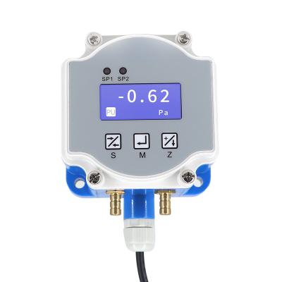China High Accuracy 100pa 4-20mA RS485 Micro Differential Pressure Transmitter for Gas for sale