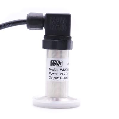 China Factory Food Medicine Industry Sanitary Flush Diaphragm Pressure Sensor Transmitter for Liquid Water Food Milk Drinks Sanitary for sale