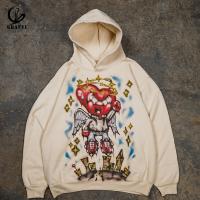 China Men Oversized Hoodie Vintage OEM ODM Terry Fabric With 100% Cotton Material for sale