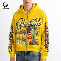 China Custom Brand Logo Embroidery Plus Size Loose Fit Streetwear Hoodie for sale
